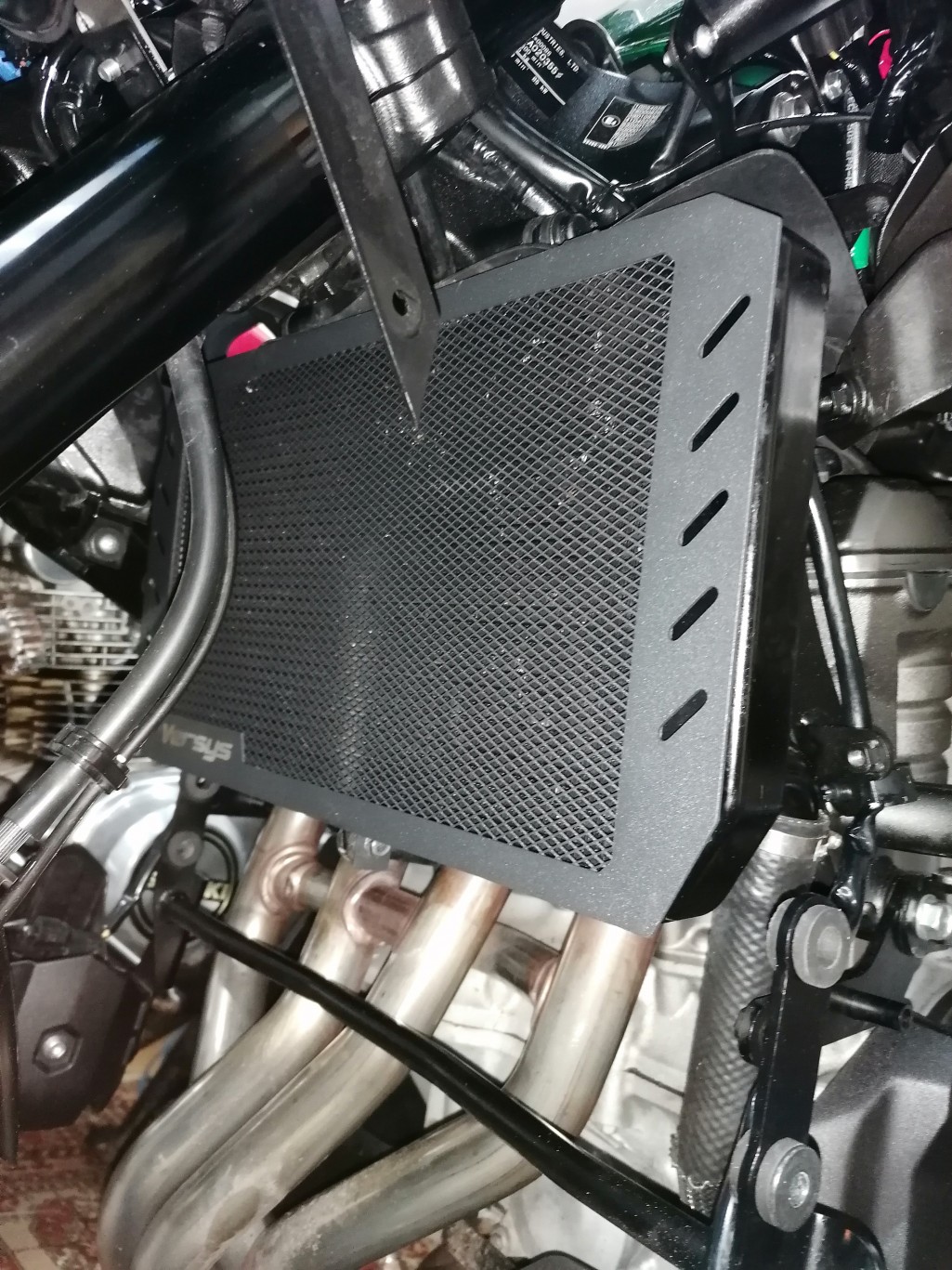 Satnav, fenda extenda and radiator guard - Mods and Appearance - Versys ...