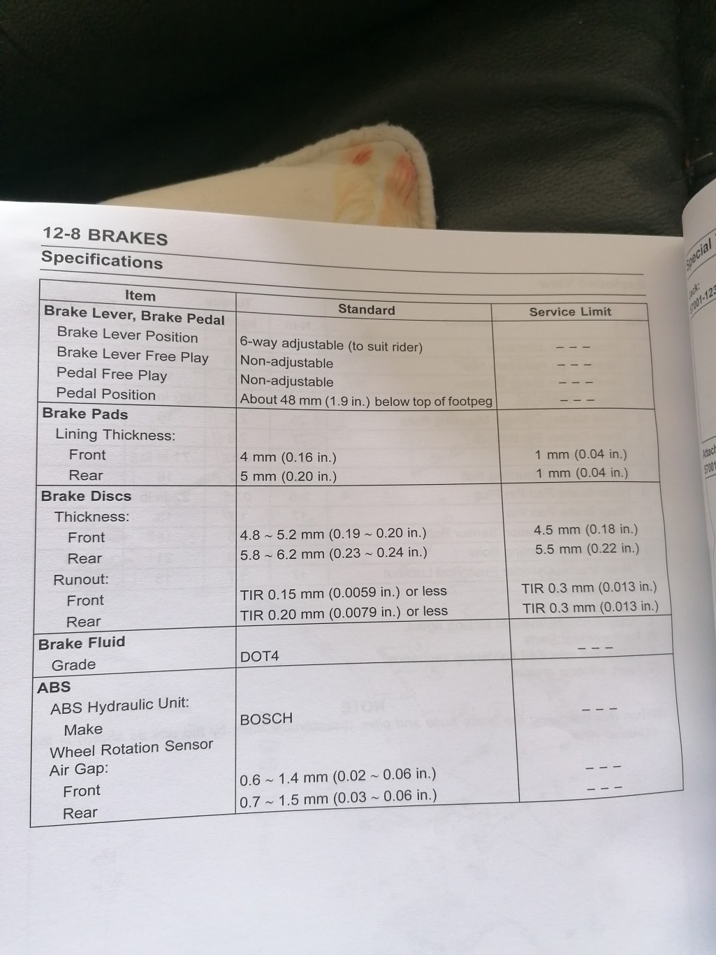 Brake disc specification for MK3 with radial brakes - General ...