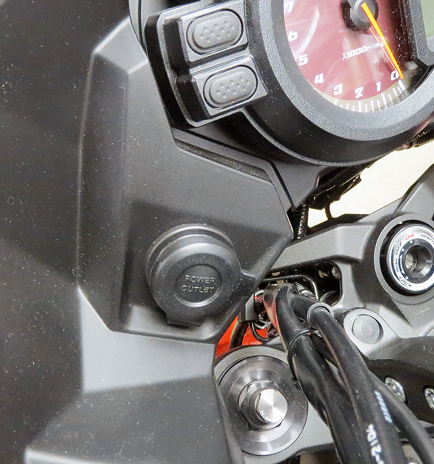 Powerlet vs Kawasaki 12v accessory plug for 2015 Versys - Lighting ...